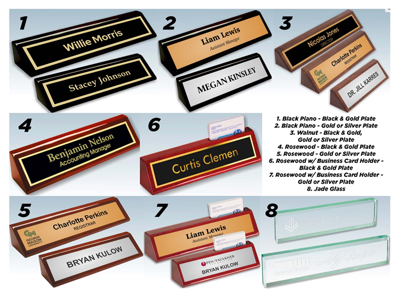 DESK NAME PLATES